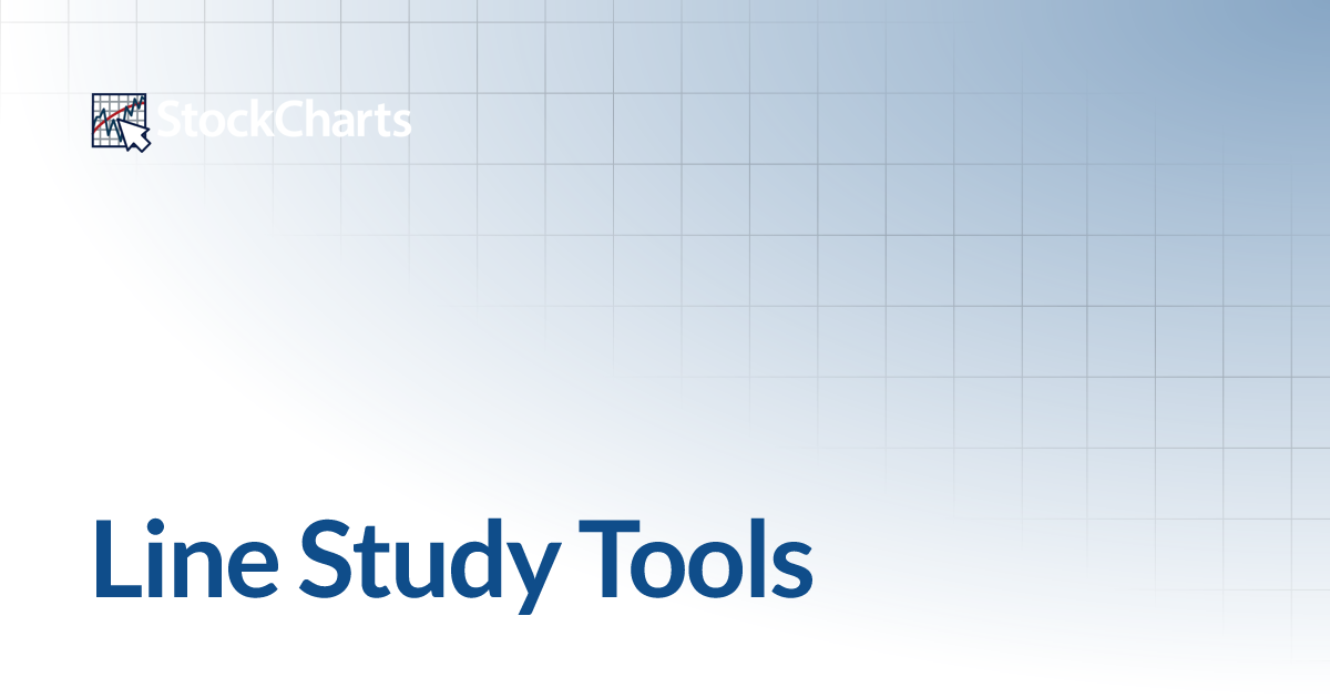 Line Study Tools | Support Center | StockCharts.com