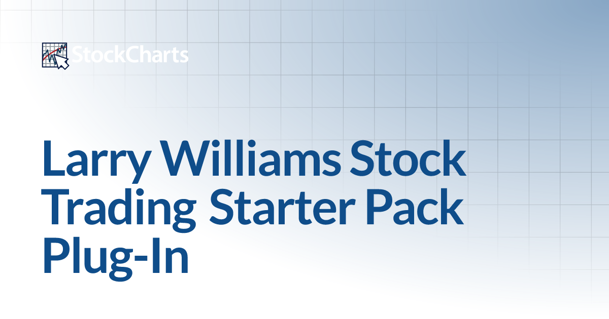 Larry Williams Stock Trading Starter Pack Plug-In | Support Center ...