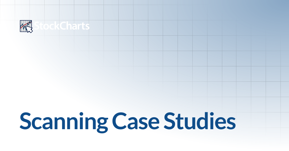 Scanning Case Studies | Support Center | StockCharts.com