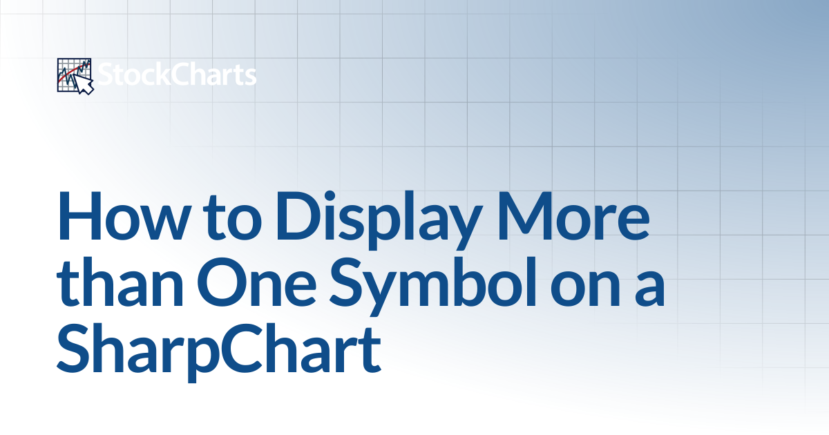 How to Display More than One Symbol on a SharpChart | Support Center ...