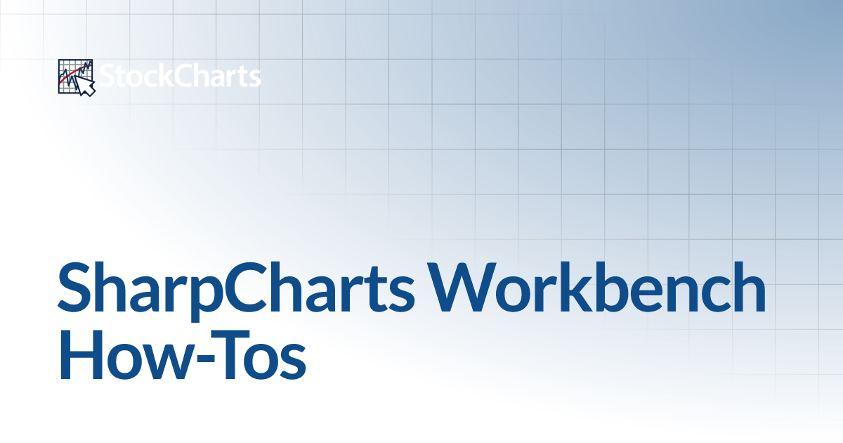 SharpCharts Workbench How-Tos | Support Center | StockCharts.com